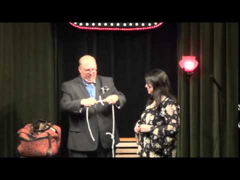 Magic Rope Routine at Flapper's Comedy Club - YouTube