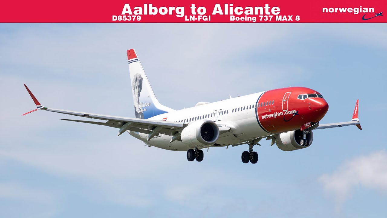 TRIP REPORT | Norwegian Economy Class | Boeing 737 MAX 8 | Aalborg to ...