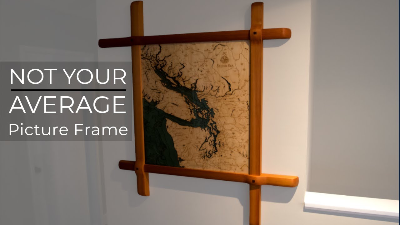 Woodworking: Not Your AVERAGE Picture Frame - YouTube