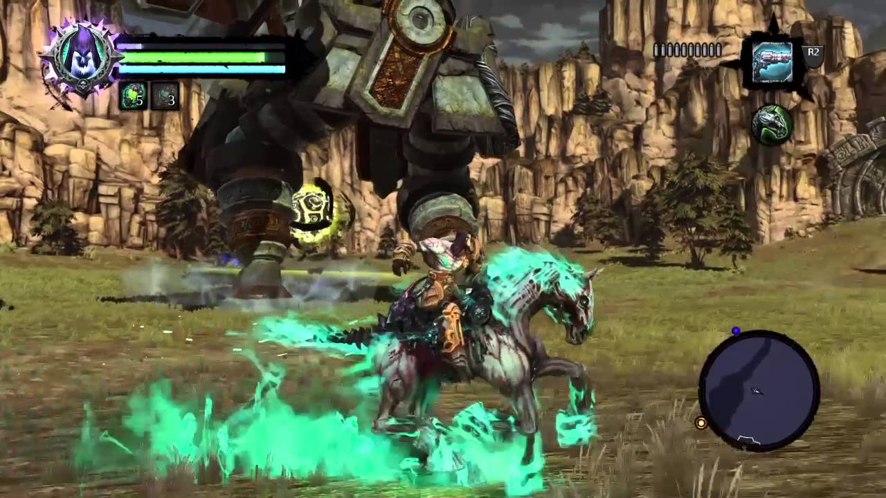 Darksiders 2 - Guardian Boss Fight - HD - YouTube