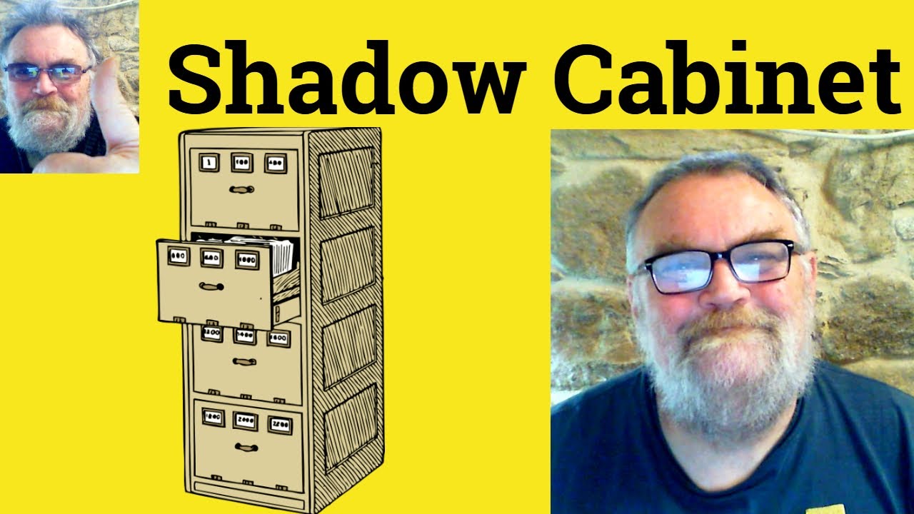 Shadow Cabinet Definition I'm Very Excited To Announce That I Have