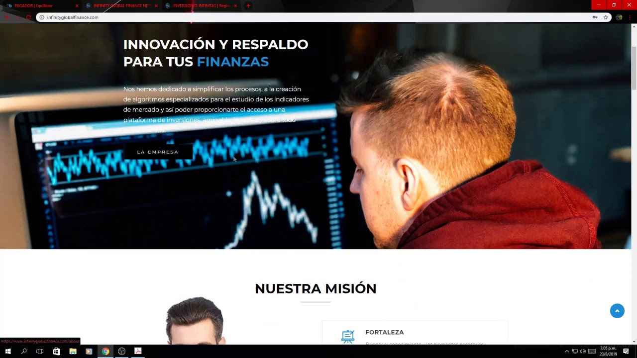 Infinity global finance/ Inversiones en linea y mucho mas! +prueba de pago - YouTube