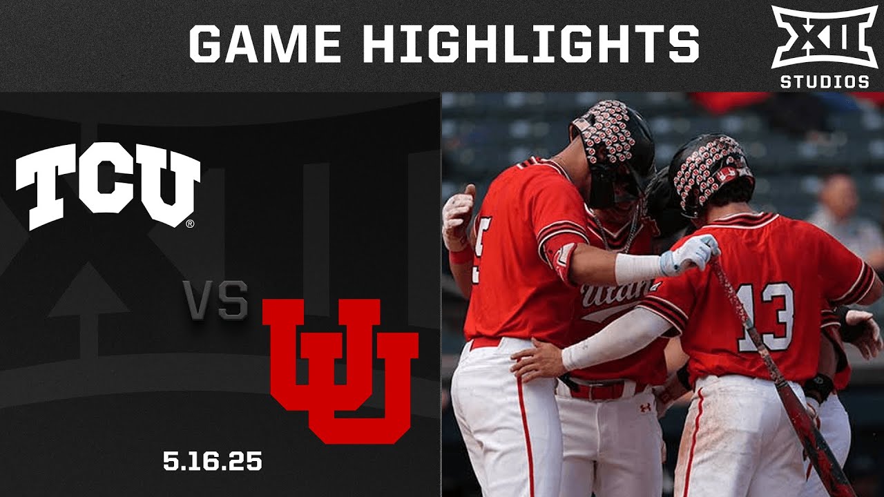 TCU vs. Utah (5.16.25) Highlights | 2025 Big 12 Baseball - YouTube