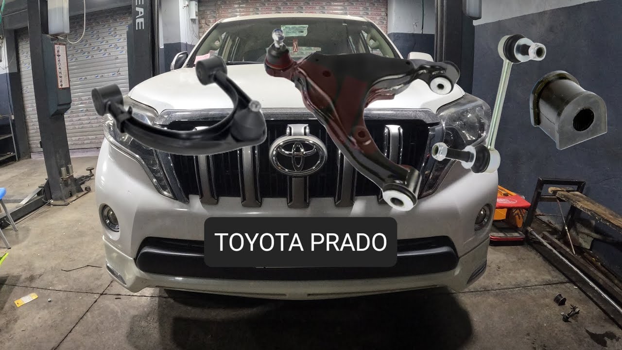 replacing upper and lower control arms and ball joint - sway bar ...