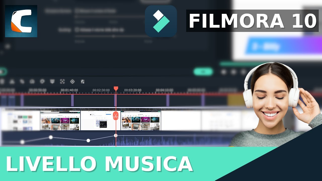 Come regolare il volume della musica con Filmora 10 [Tutorial Ita] - YouTube
