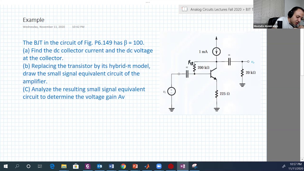 [26] Common Emitter Amplifier with Collector-to-Base Feedback ...