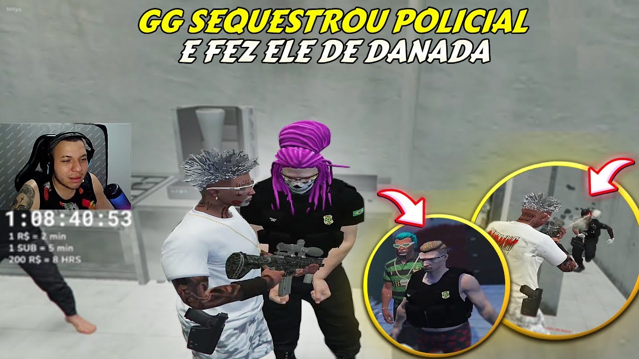 GG S3QUESTROU PM FOLGADO | PM FEZ BAGULHO FEIO | BUGANDO RENDER NA FAVELA - BKINHO HYPE RP - YouTube