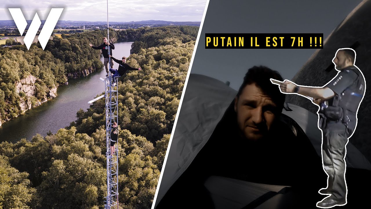On GRIMPE une ANTENNE et on se fait RÉVEILLER par la POLICE (Wizzy tour ...