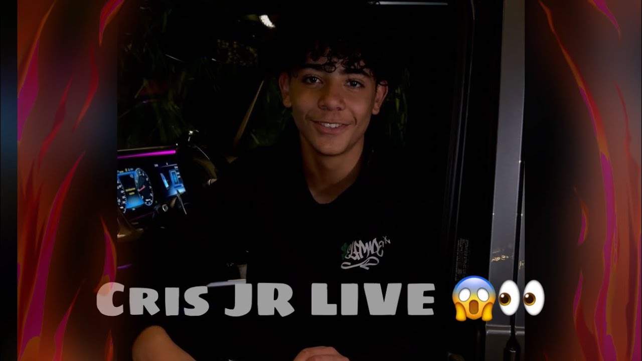 CRIS JR LIVE 😱 - YouTube