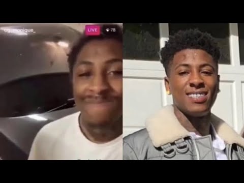 NBA Youngboy out from Jail with a Mustache on Instagram Live - YouTube