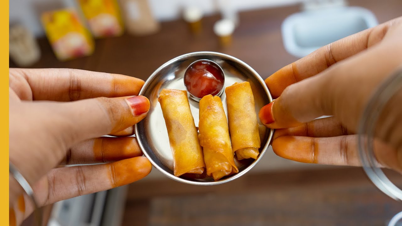 Mini Chicken Spring Roll | S2 E9 | Mini Food Real Cooking | Miniature ...