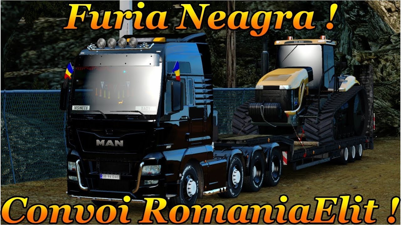 🚛🚚🚚Convoi Oficial RomaniaElit: Furia Neagra Pe Sosele !! Road To #3K !🚚 ...