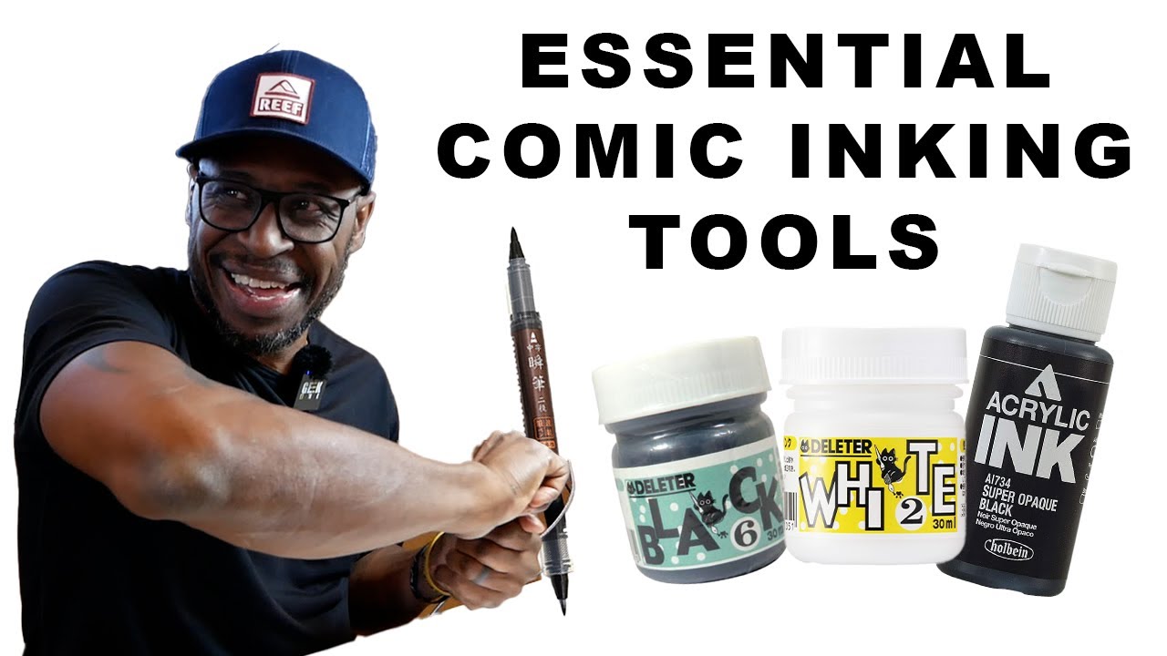 Must-Have Inking Supplies for Serious Comic Artists - YouTube