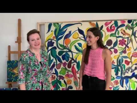 Studio visit - Chloë Manasseh along with Anne Wightman - YouTube