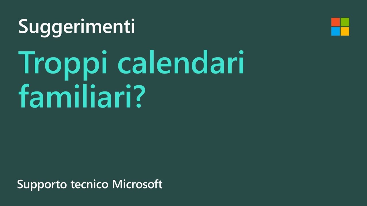 Come creare un calendario familiare condiviso di Outlook | Microsoft ...