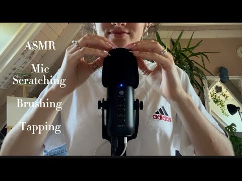 ASMR mic scratching/brushing/tapping💅🎙️ - YouTube