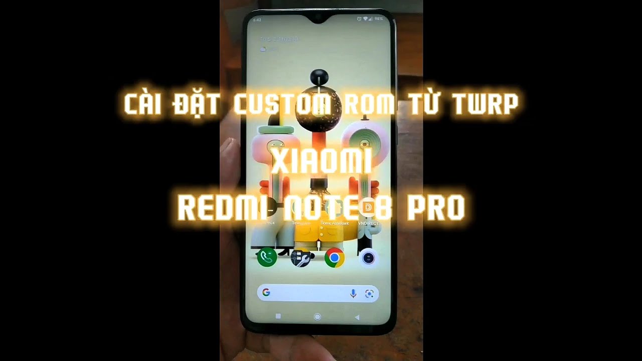 Custom Rom Cài Rom Crdroid Trên Redmi Note 8 Pro Cài Sẵn Twrp Youtube
