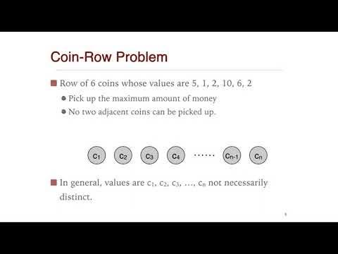 [DP] Coin Collecting Algorithm - YouTube