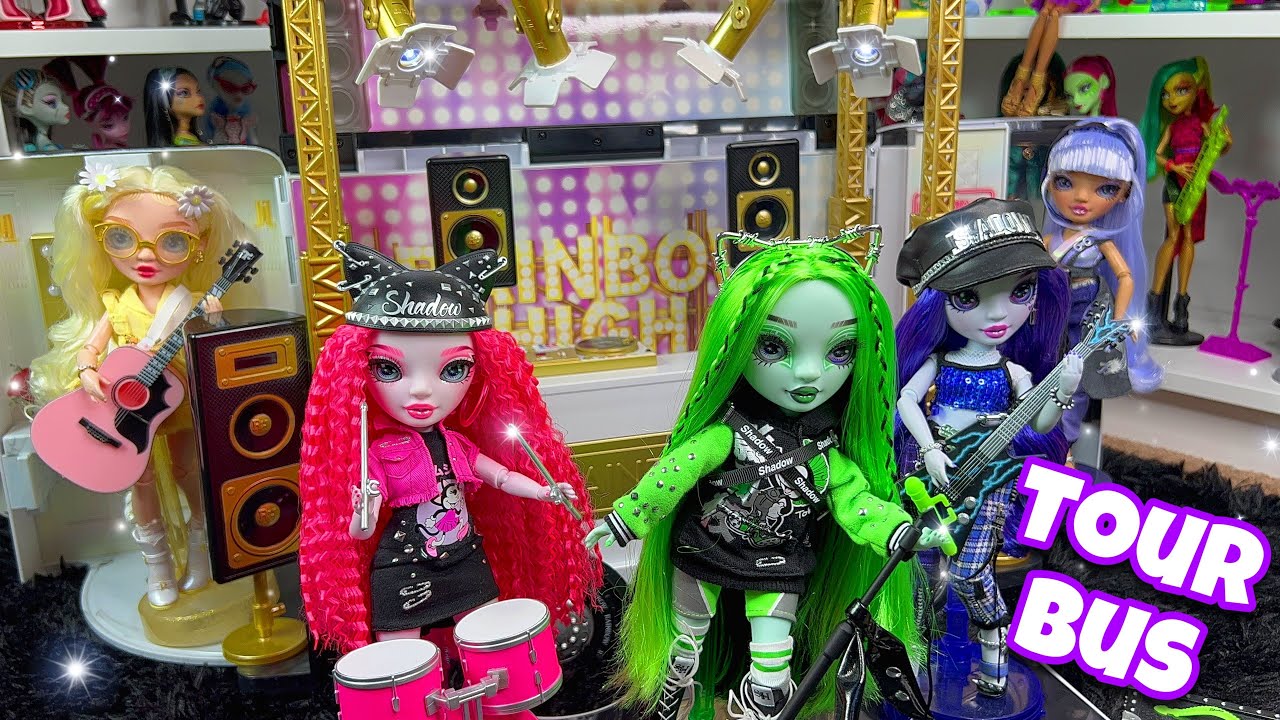 Rainbow High RainbowVision Tour Bus & Stage Playset Review! + GIVEAWAY ...