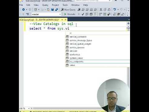 #Views catalog in SQL - YouTube