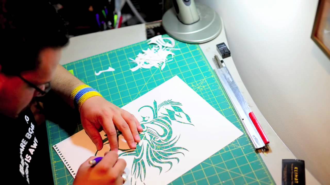 Cut Paper Stop-Motion - Matt Hill Art - YouTube