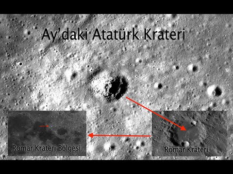 Ay'daki Atatürk Kraterinin Yeri ve Canlı Videosu