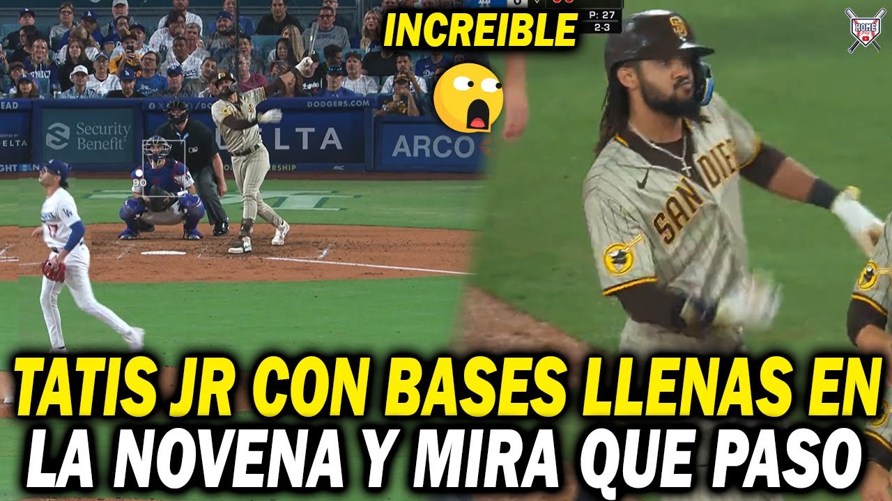 Fernando Tatis Jr Llega Con Bases Llenas Vs Dodgers Lo Retaron en la ...