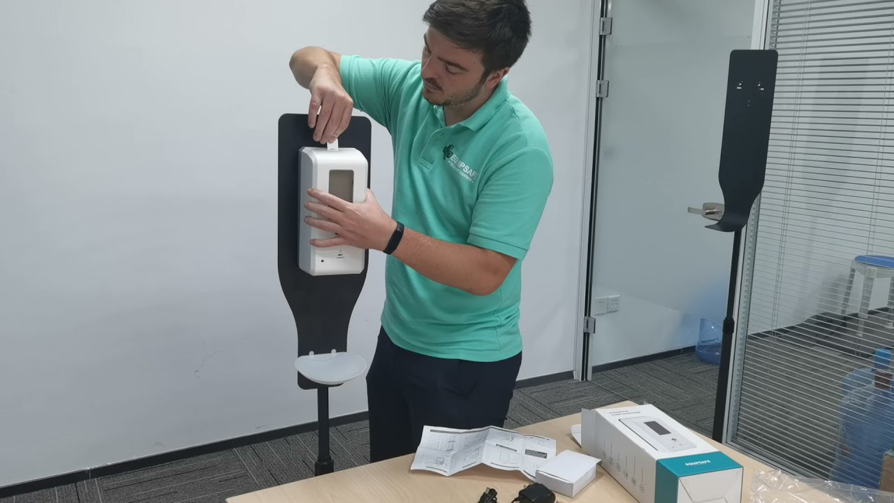 Automatic Sanitzer Dispenser : From Box opening to Product Use - YouTube