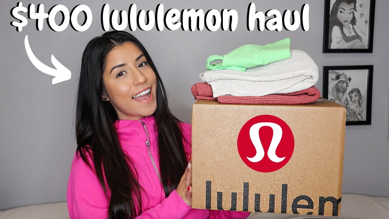 $400 LULULEMON TRY ON HAUL + ARITZIA CLIENTELE HAUL - YouTube