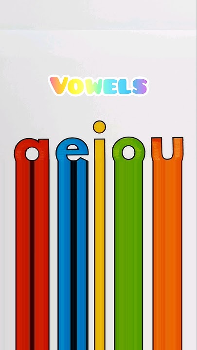 Learn vowels' phonics - YouTube