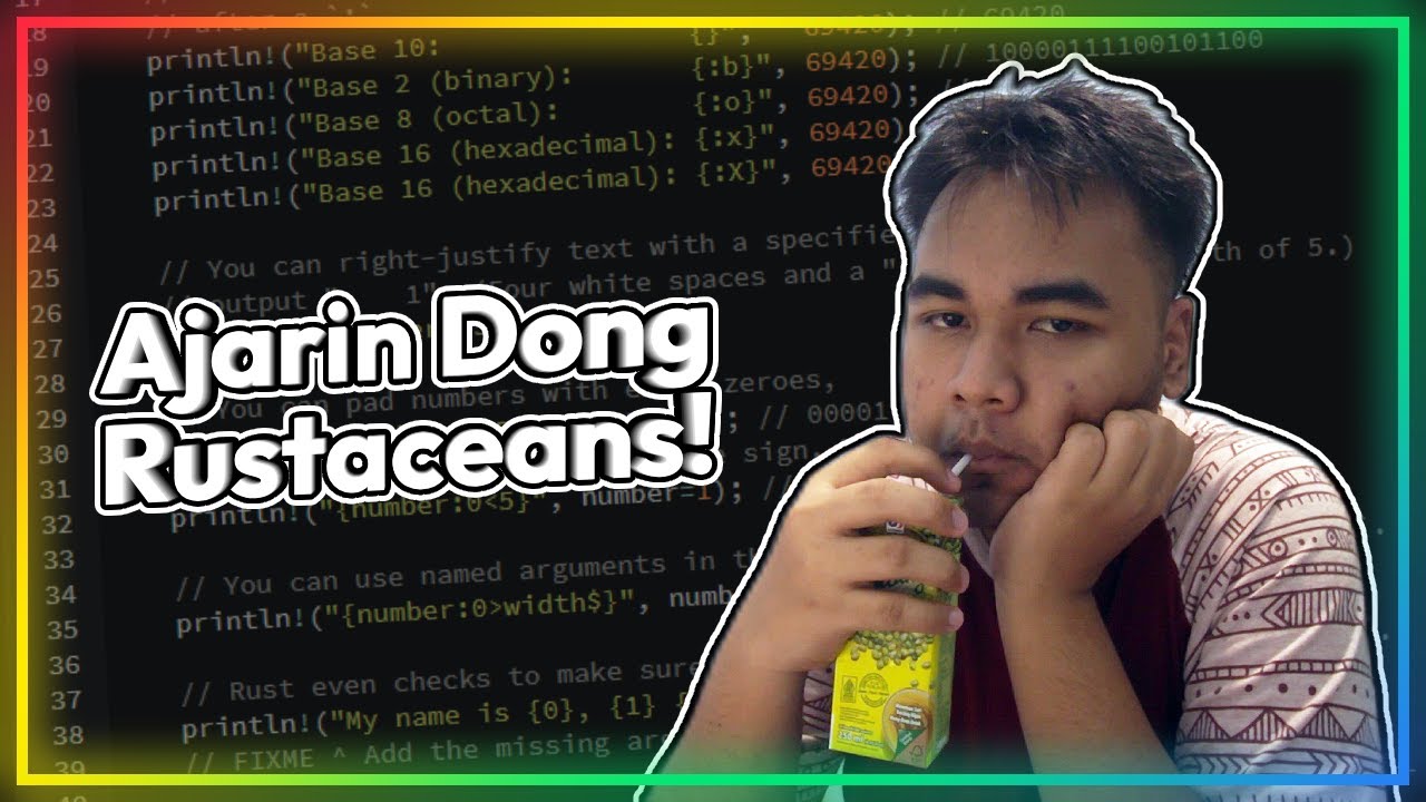 [Leren Ngoc*k] Nyoba main Rust (bahasa pemrograman) - YouTube