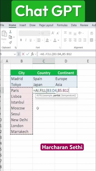 Excel + Chat GPT = Superpower 🦸‍♂️ 🪄 #excel #exceltips #exceltricks #googlesheets #edexcel - YouTube
