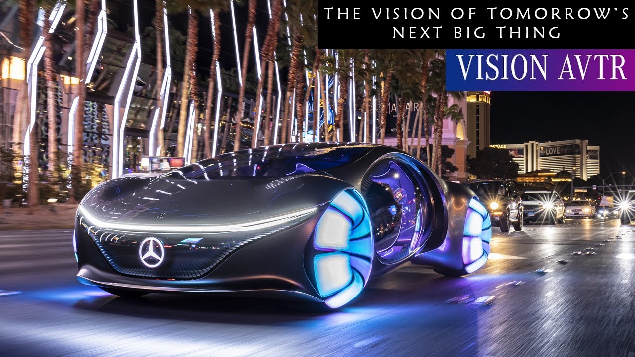 Mercedes-Benz VISION AVTR | on Roads, Interior, Exterior, Trailer - YouTube