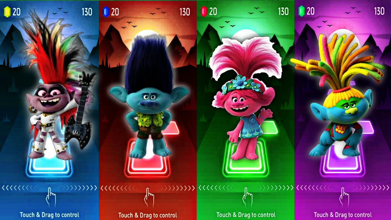 SUPER MEGAMIX: Tiles Hop EDM Rush | TROLLS 3: BAND TOGETHER | Coffin ...