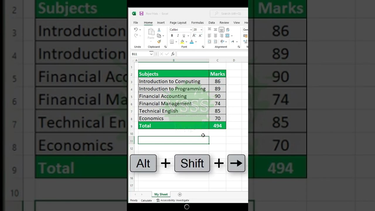 Hide Columns With Plus Minus Button Excel Shorts ExcelShorts Hide Columns With Plus Minus Button Excel Shorts ExcelShorts