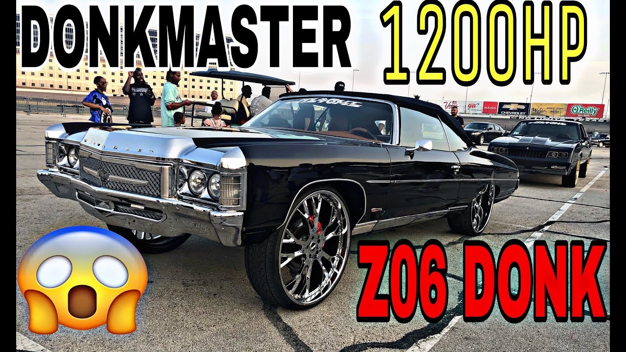 DONKMASTER PULL OUT HIS Z06 DONK ON 28s TO RACE!!! - YouTube