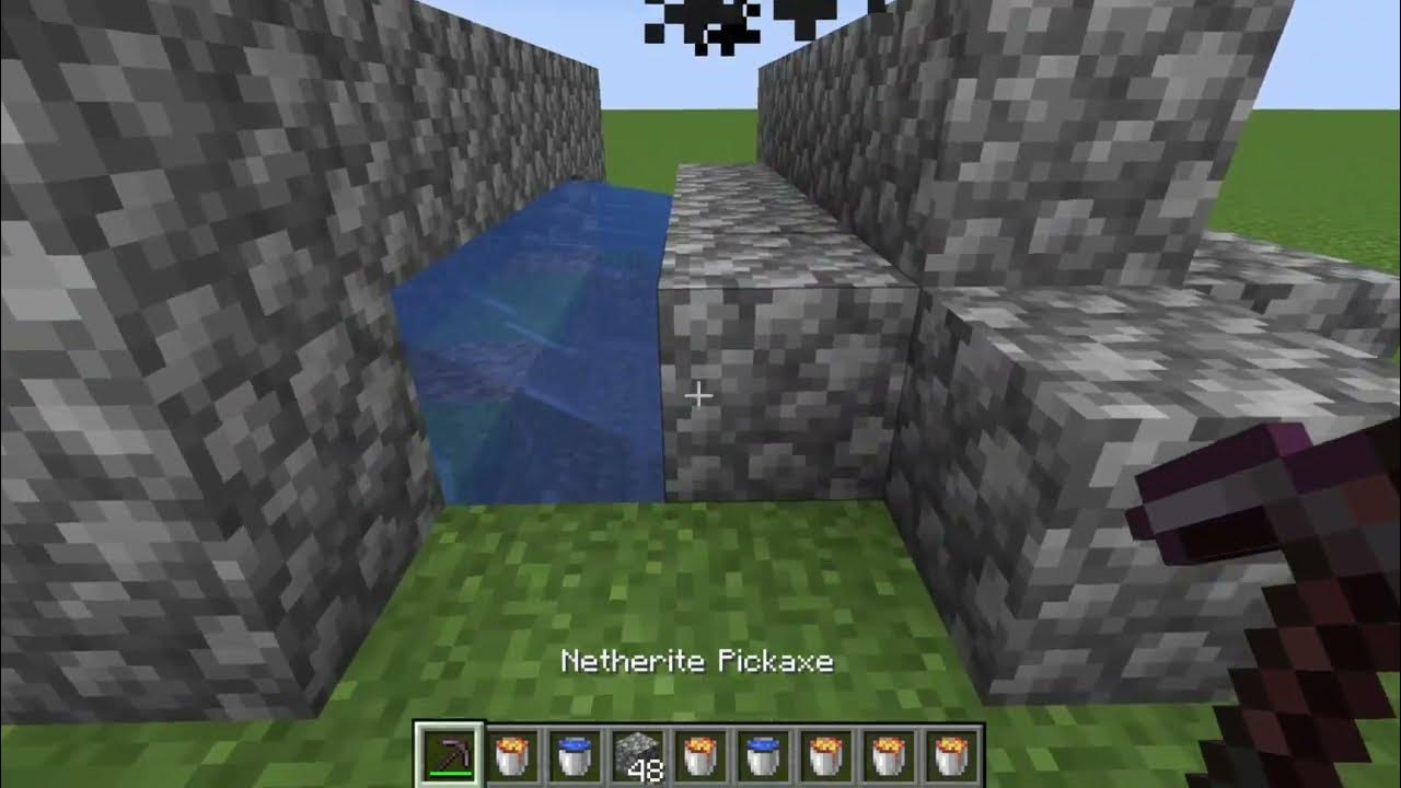 Making a Cobblestone generator in Minecraft Java Edition - YouTube