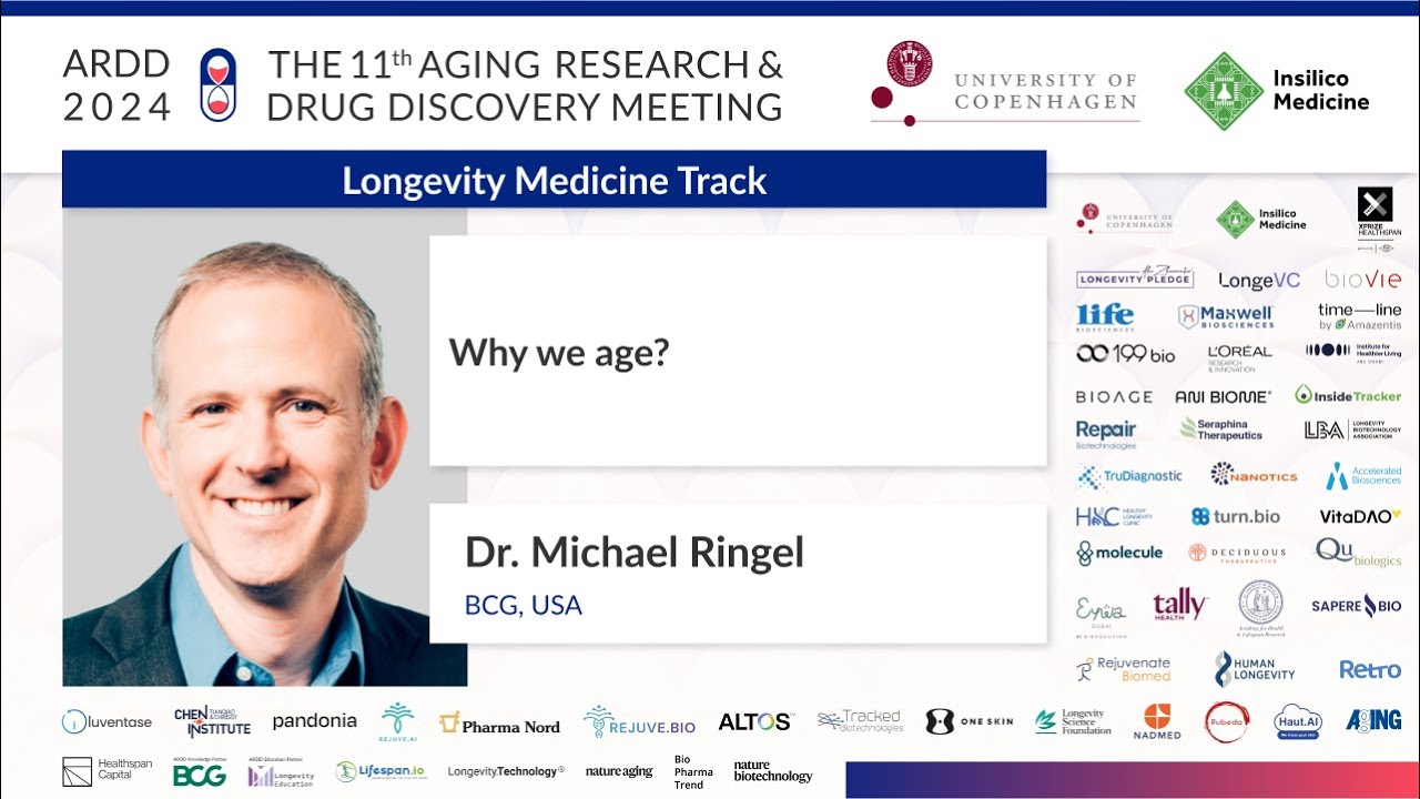 Michael Ringel at ARDD2024: Why we age - YouTube