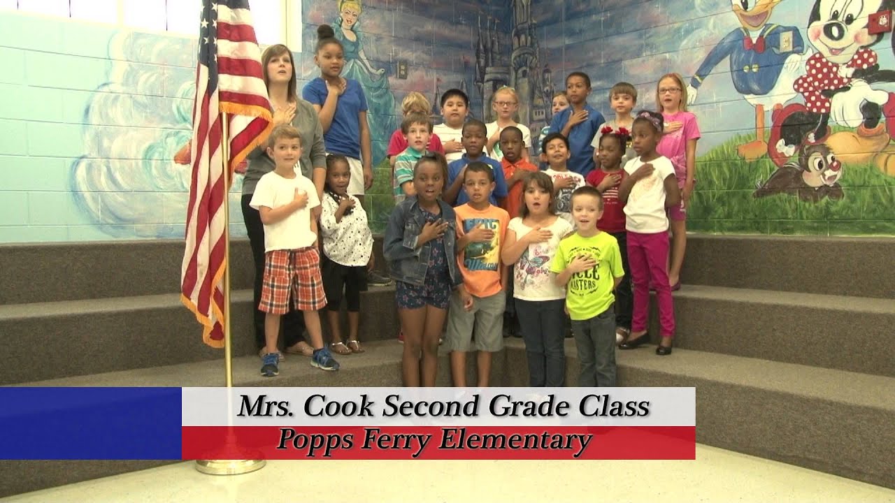 Popps Ferry Elementary - Mrs. Cook's Second Grade Class - YouTube