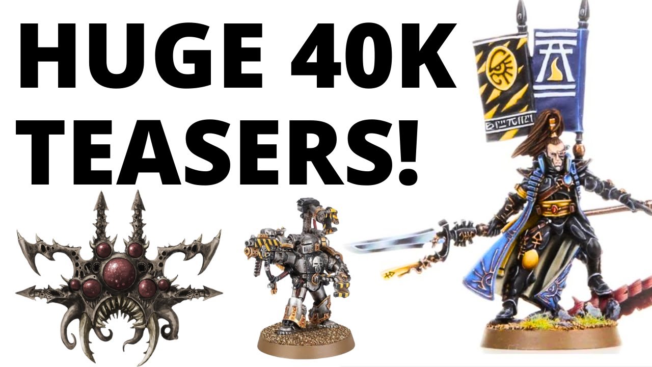 HUGE 40K Teasers - Iron Warriors, Eldar Corsairs, Prince Yriel + More ...