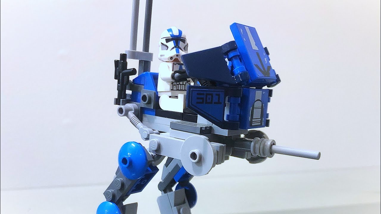 Lego 501st AT-RT MOC! 75280 Battle Pack Alternate Build - YouTube