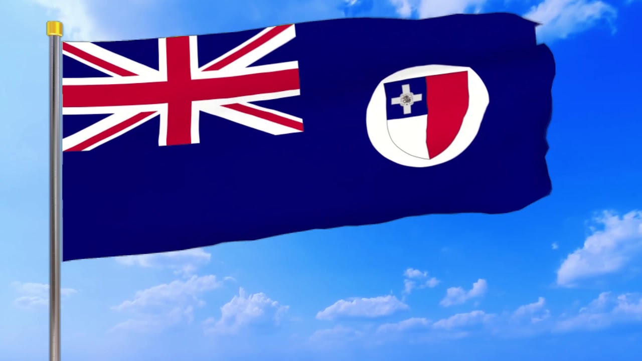Flag of The British Crown Colony of Malta - YouTube