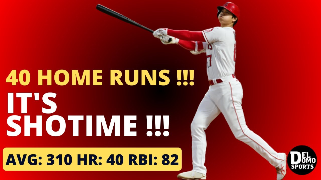 Shohei Ohtani 40 HOME RUNS OF THE SEASON 🔥⚾️" | 大谷翔平 40HR - YouTube