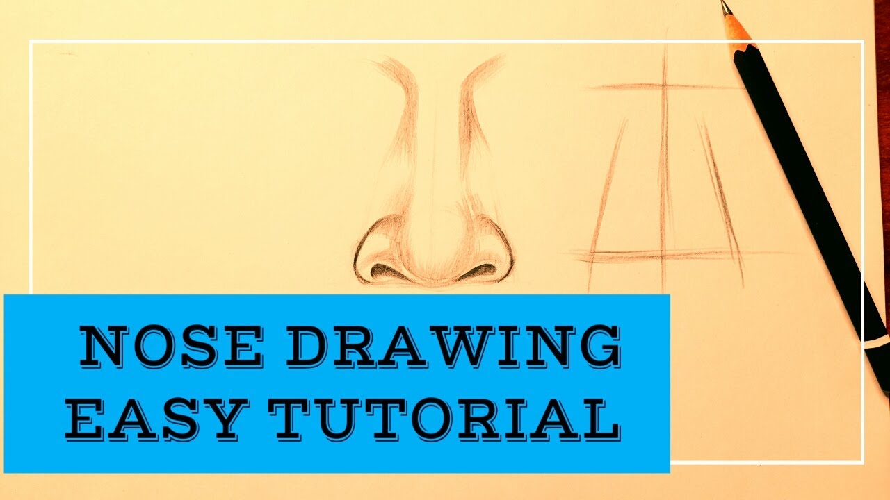 How to draw a nose easy reference Drawing a nose step by step tutorial ...
