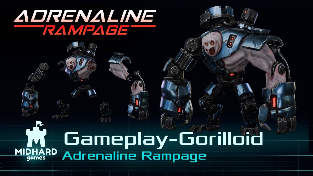 Adrenaline Rampage. Gorilloid - new Character Creation! - YouTube
