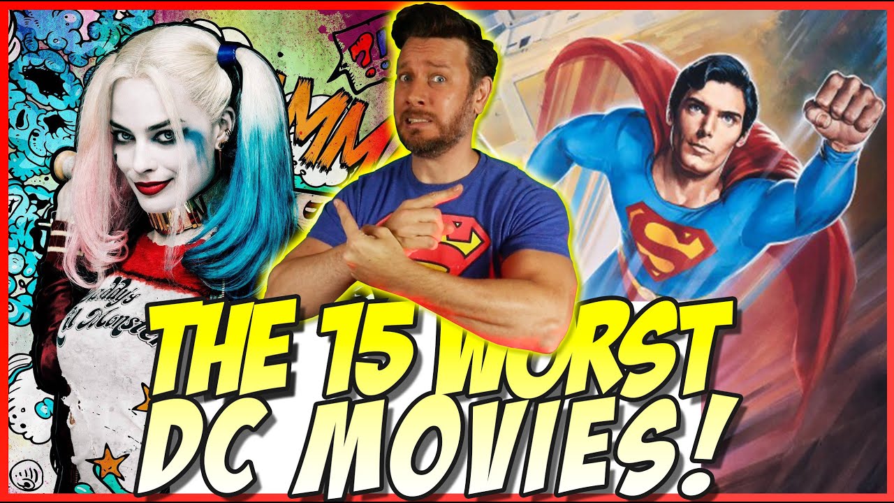 All 45 DC Movies Ranked Part 1 (15 Worst DC Films) - YouTube