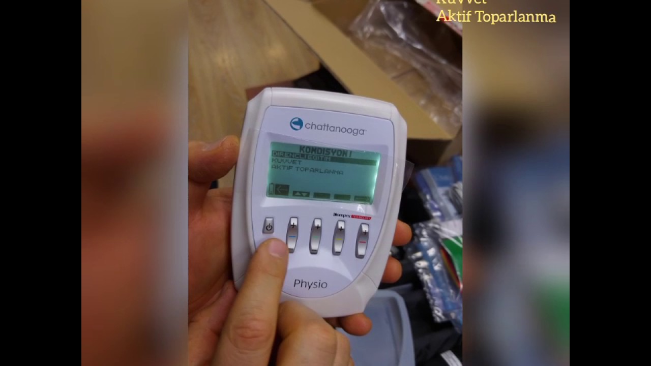 CHATTANOOGA COMPEX PHYSİO PROGRAM MENÜSÜ - YouTube