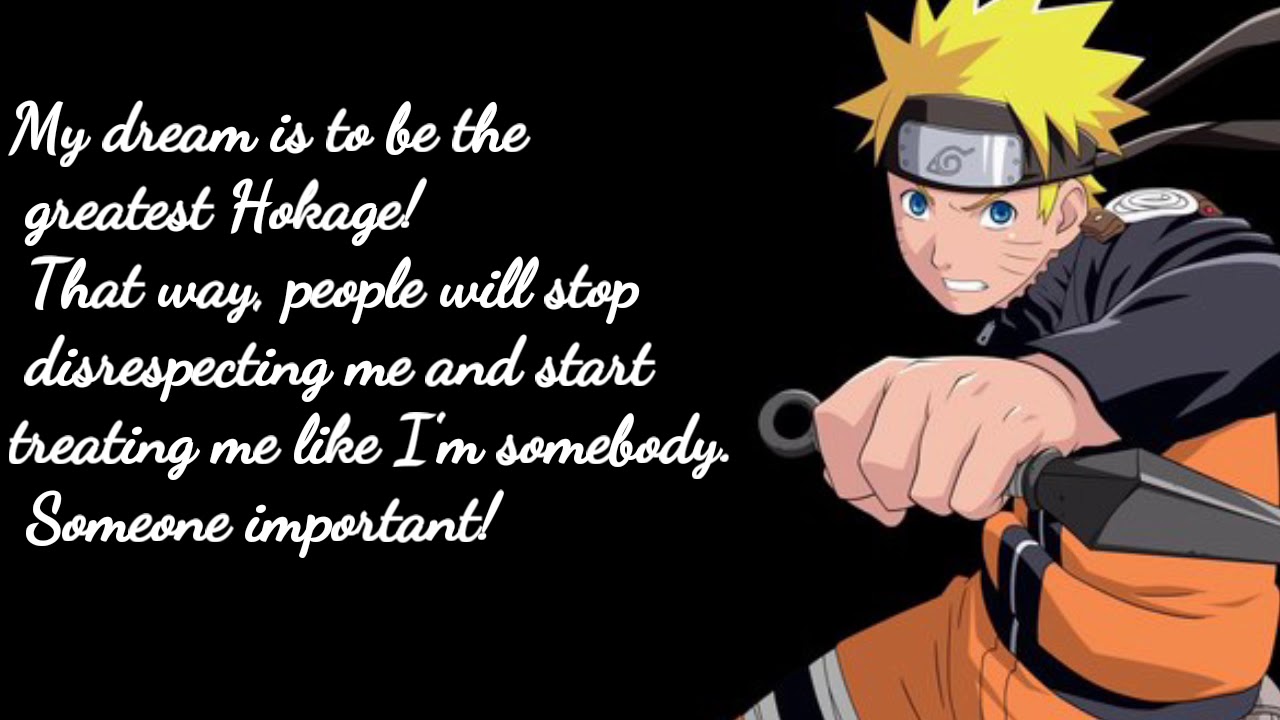 Best Motivational quotes by Naruto Uzamaki(Naruto) 'Not to give up ...