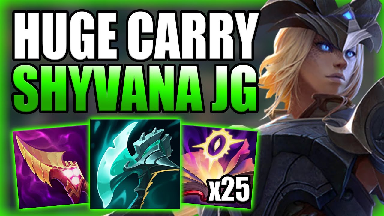 HOW TO PLAY SHYVANA JUNGLE & CARRY AFTER GETTING INVADED EARLY! - Best ...