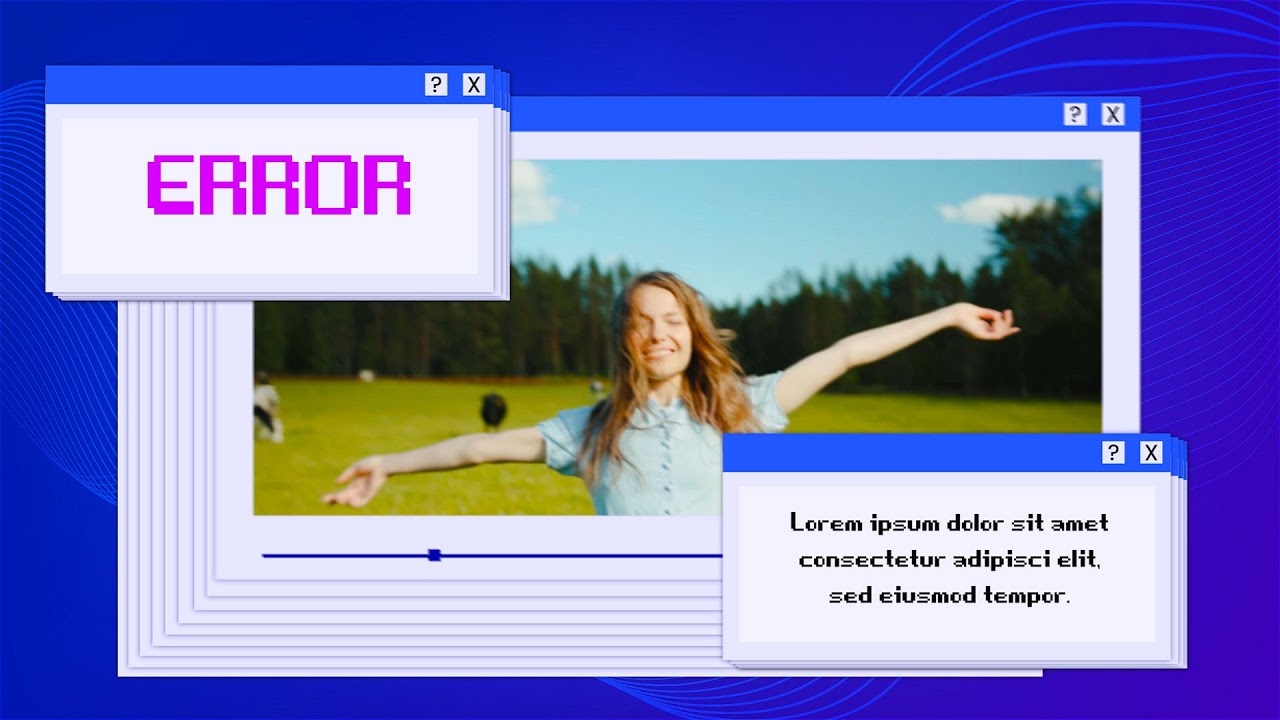 Windows Slideshow After Effects Template - YouTube